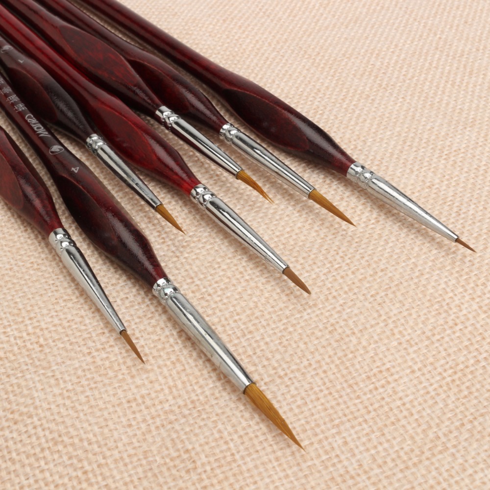 Detail Paint Brushes Set - Painting By Numbers