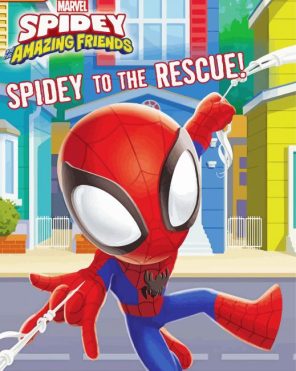 Spidey And His Amazing Friends Poster Paint By Numbers - Painting By ...
