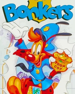 Bonkers Animation Paint By Numbers - Painting By Numbers