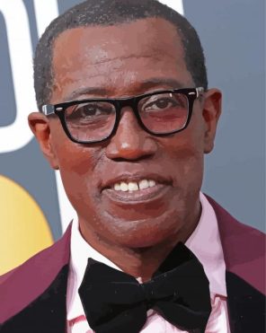 Wesley Snipes Smiling paint by Number - Painting By Numbers