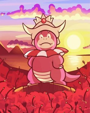 Slowking Pokemon -Paint By Numbers - Painting By Numbers