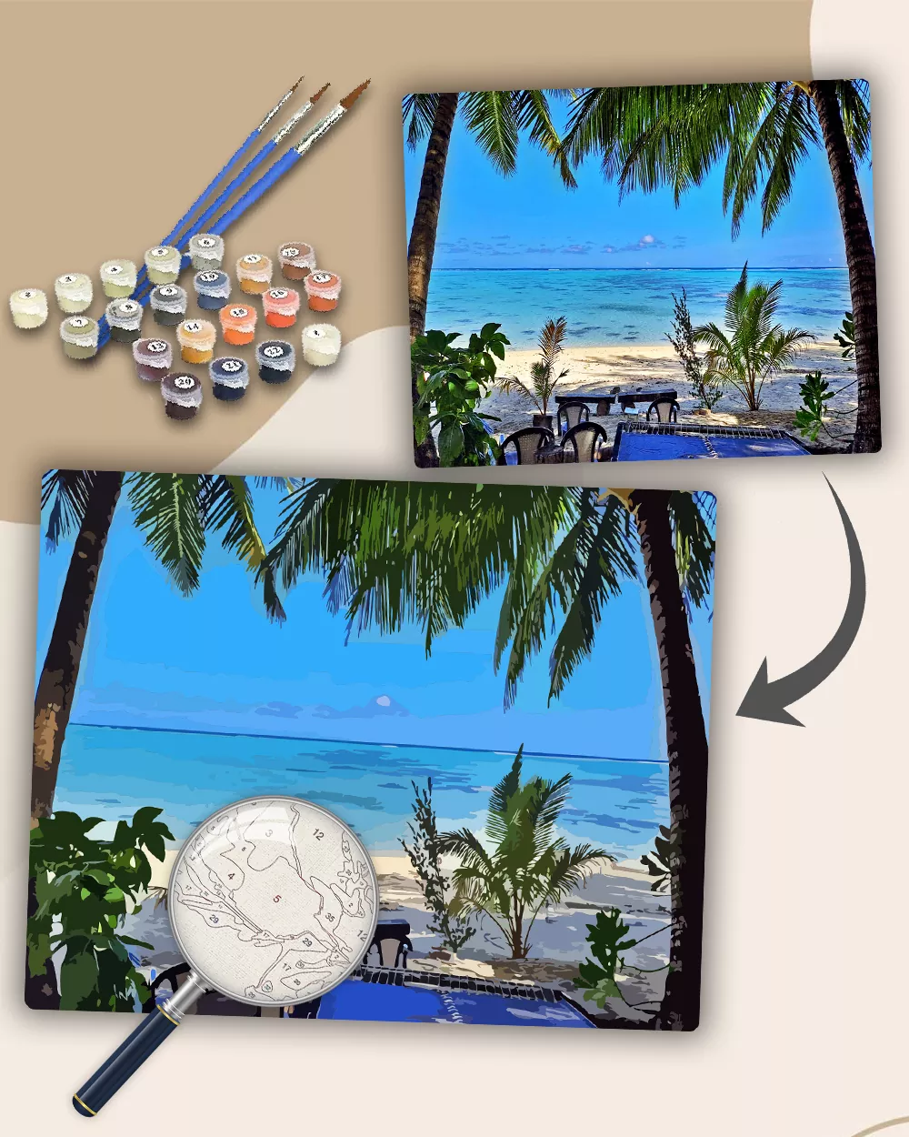 Custom Paint By Numbers Landscape - Painting By Numbers